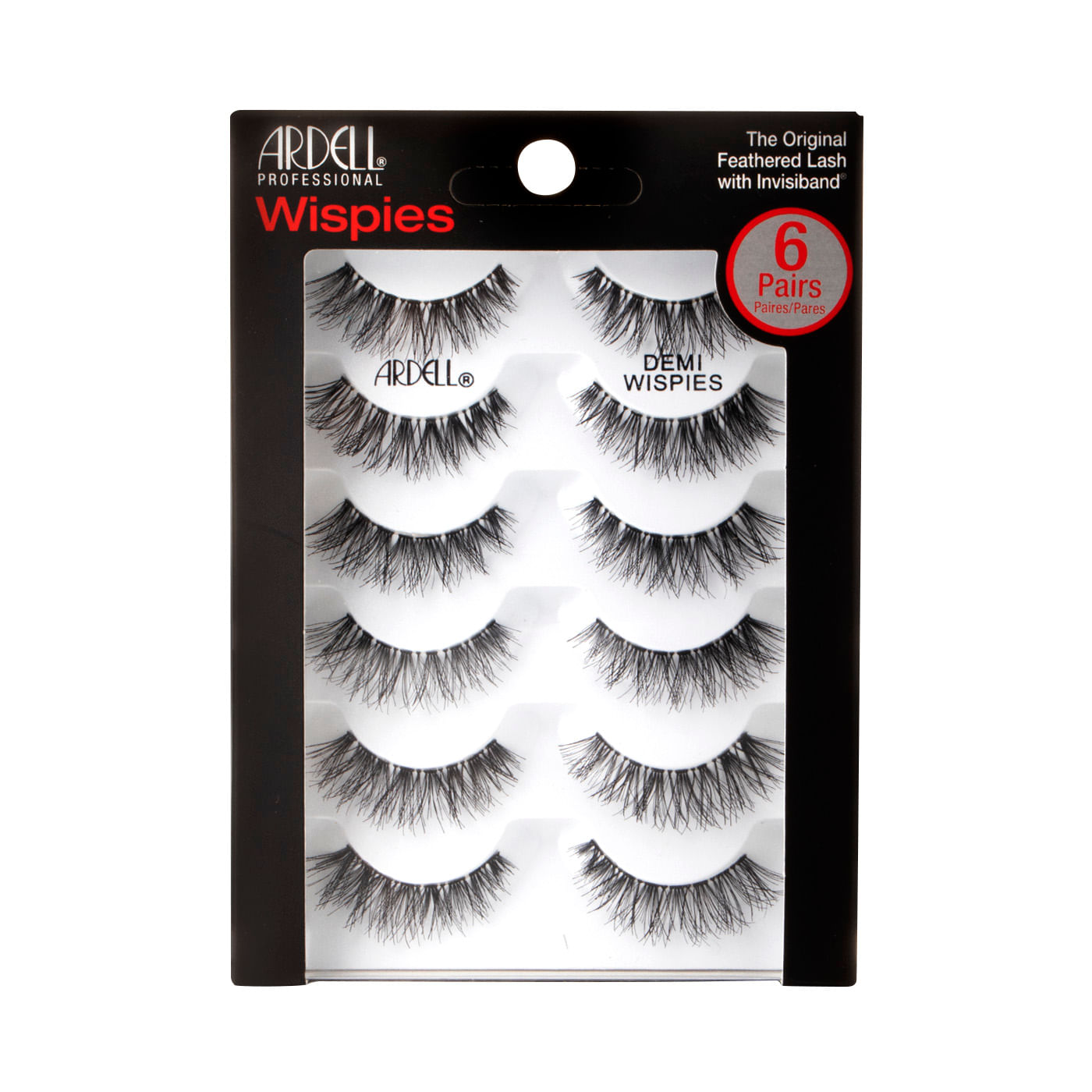 Pestañas Postizas Demi Wispies Black 6 Pack Sallybeauty
